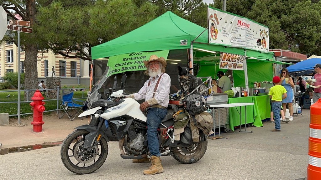 Motorcycle-Riding Duo, David Sleeper and Tejona, Photographed at Fort ...